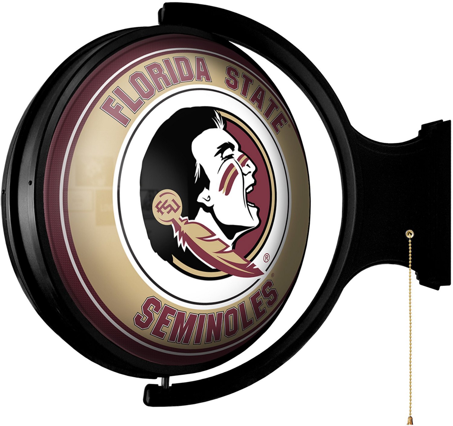 The Fan-Brand Florida State University Round Rotating Lighted Sign ...