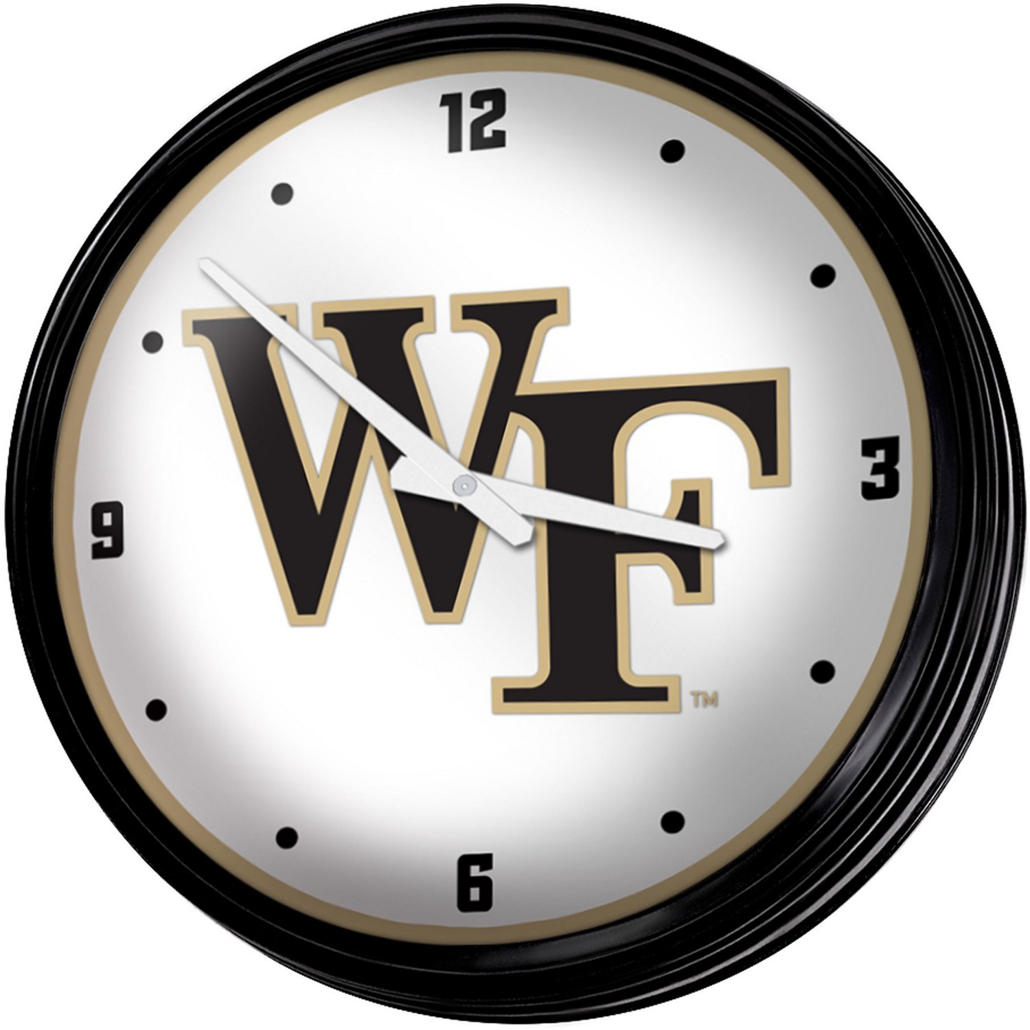 The Fan-Brand Wake Forest University Retro Lighted Wall Clock | Academy