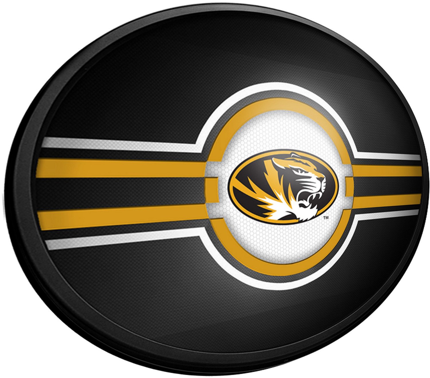 The Fan-Brand University of Missouri Black Oval Slimline Lighted Wall ...