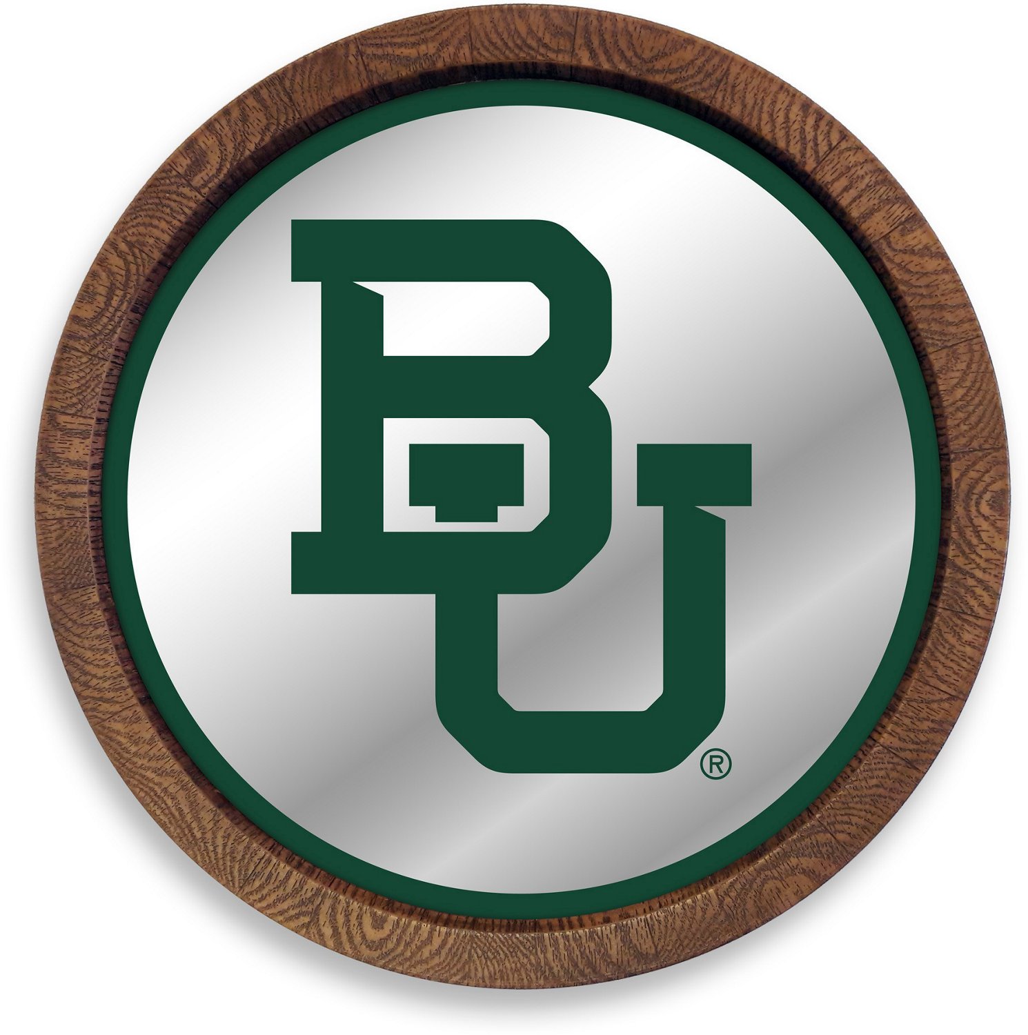 The Fan-Brand Baylor University Faux Barrel Top Mirrored Sign | Academy