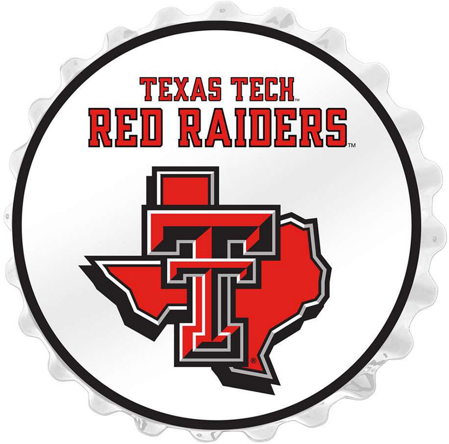 The Fan-Brand Texas Tech University Texas Bottle Cap Wall Sign | Academy