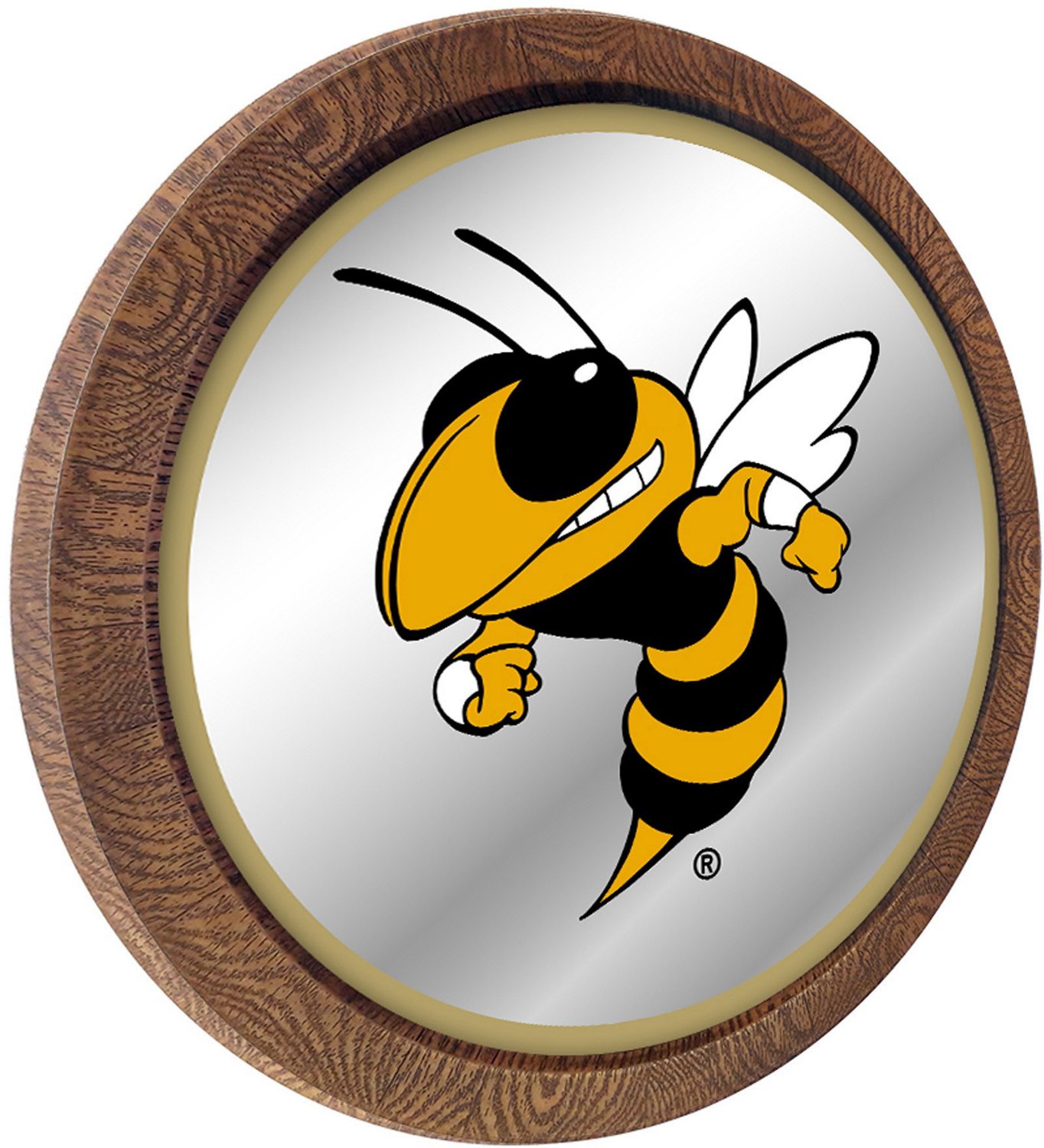The Fan-Brand Georgia Tech Mascot Barrel Top Mirrored Sign | Academy