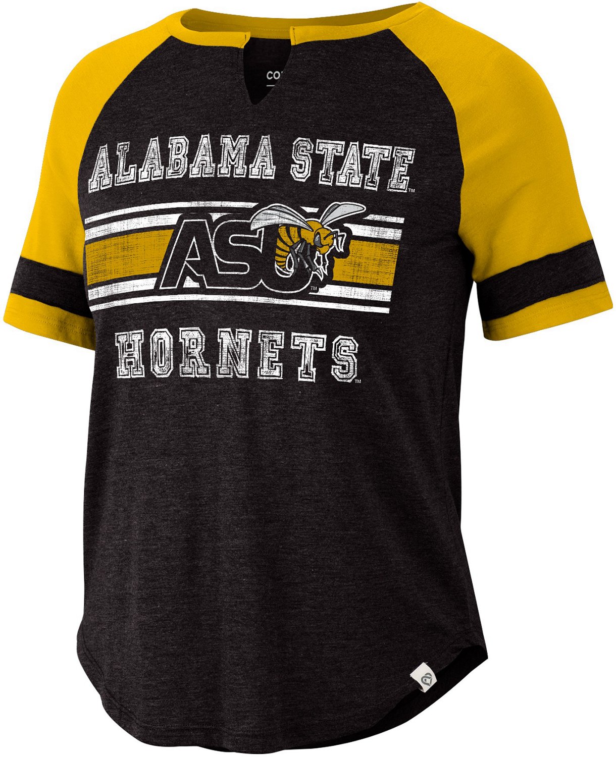 Colosseum Athletics Women’s Alabama State University Cerulean V-Notch ...