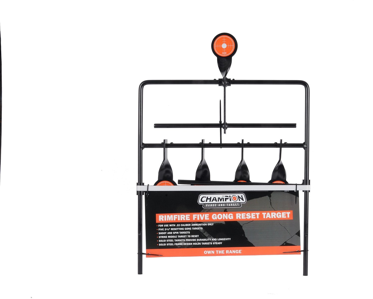 Champion Rimfire Five Gong Resetting Target | Academy