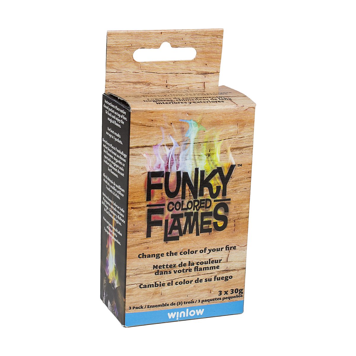 Funky Colored Flames Color-Changing Flame Crystals 3-Pack | Academy