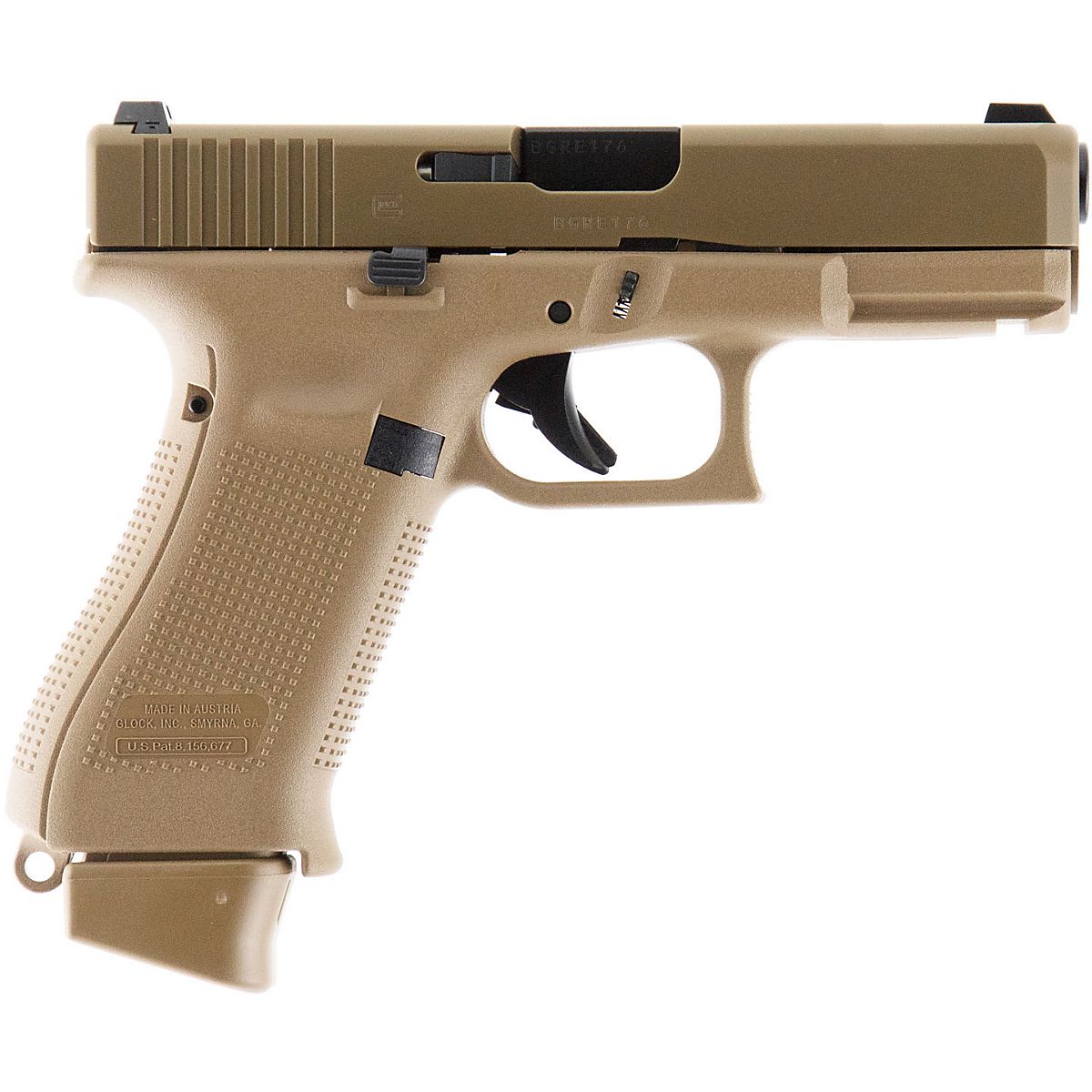 Glock G19X Gen5 Crossover NS 9mm Compact 10-Round Pistol | Academy