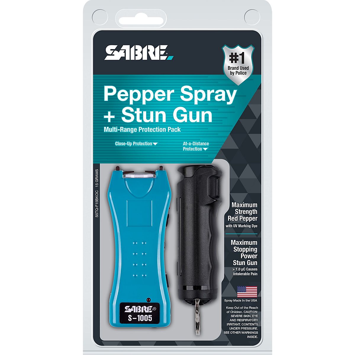 SABRE RED Pepper Spray and Stun Gun with Flashlight Kit | Academy