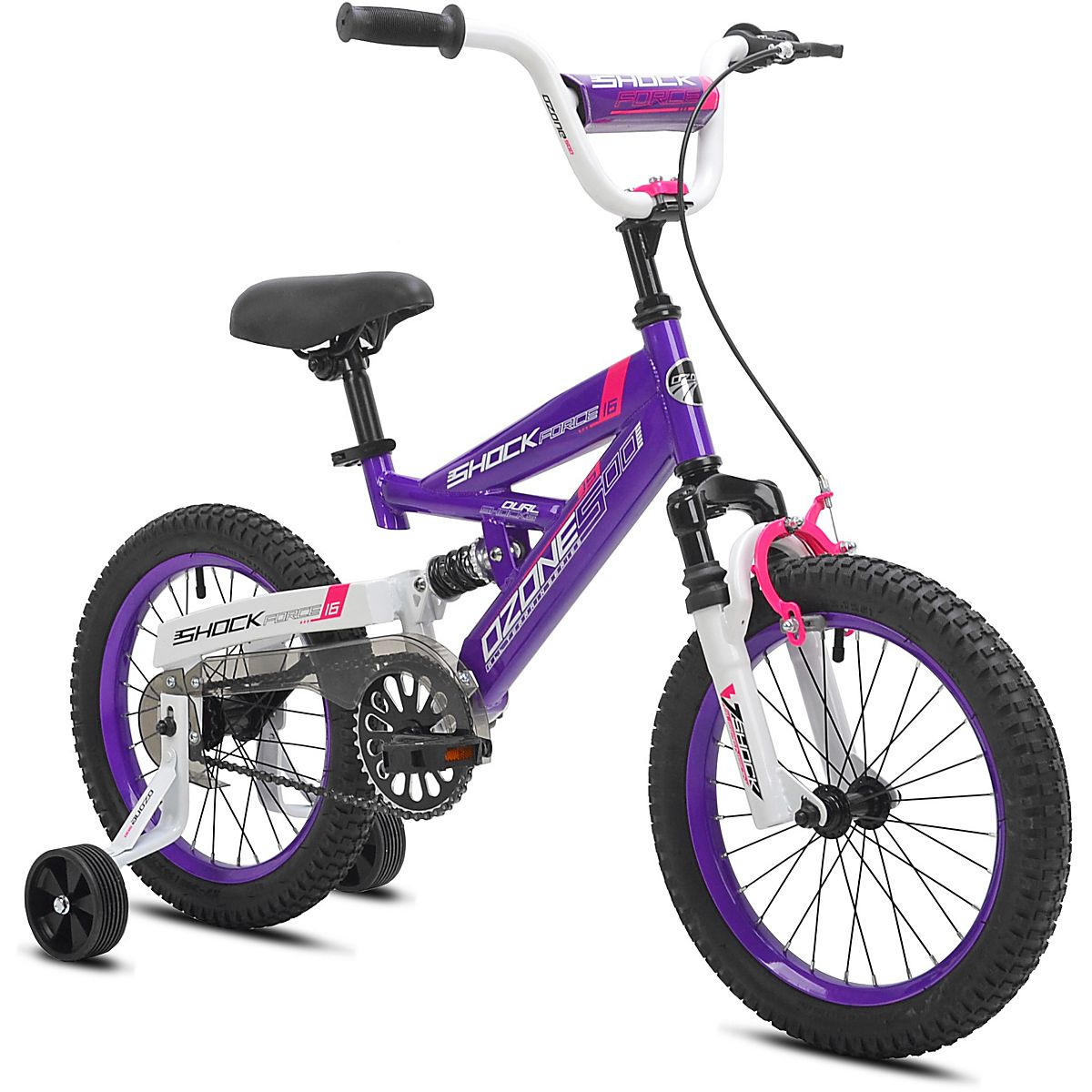 Ozone 500 Girls' Shock Force 16 in Bike | Academy