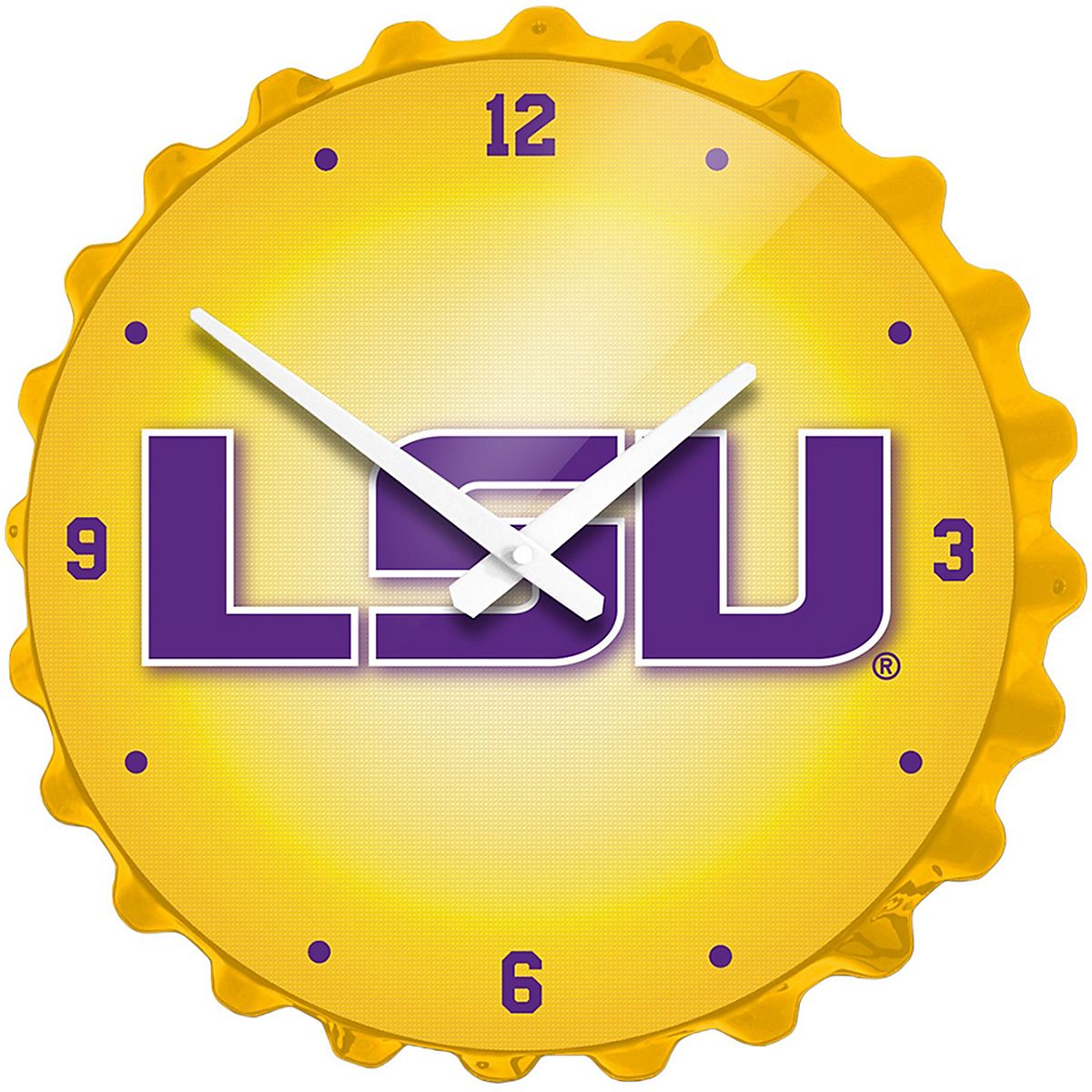 The Fan-Brand Louisiana State University LSU Bottle Cap Clock | Academy