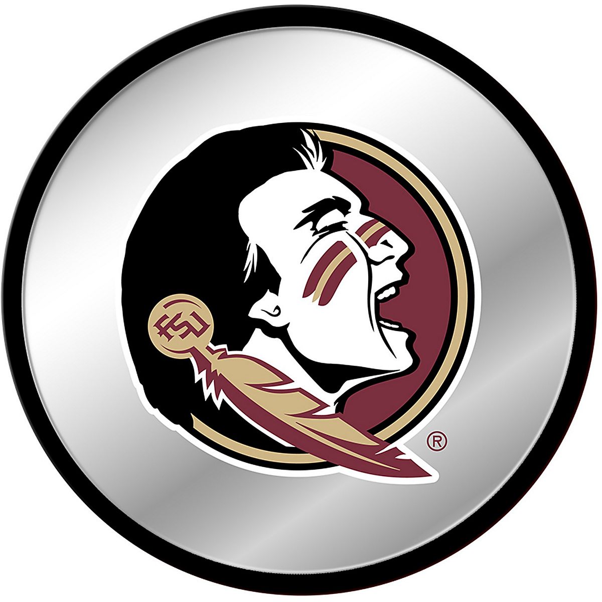 The Fan-Brand Florida State University Modern Mirrored Disc Sign | Academy