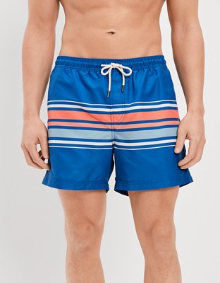 AE 5.5" Striped Swim Trunk