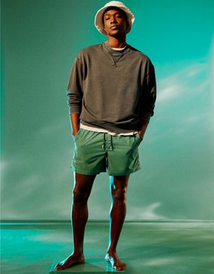 AE Solid Flex 5" Swim Trunk