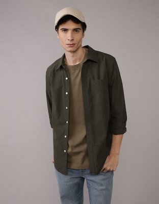 AE Everyday Slim Fit Button-Up Shirt | American Eagle