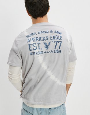 AE Tie-Dye Logo Graphic T-Shirt | AE
