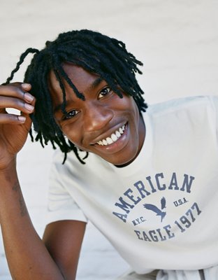 AE Logo Graphic T-Shirt | American Eagle