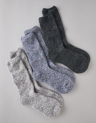 Mens fuzzy socks store