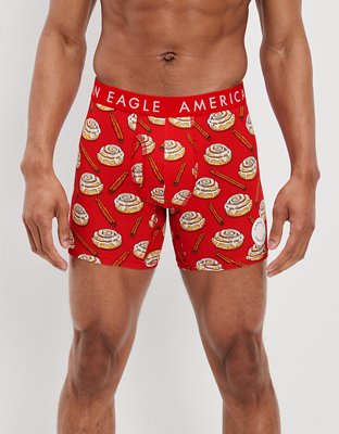 AEO Cinnamon Buns Scratch + Sniff 6" Classic Boxer Brief