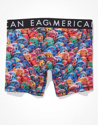 AEO Skulls 6" Horizontal Fly Flex Boxer Brief