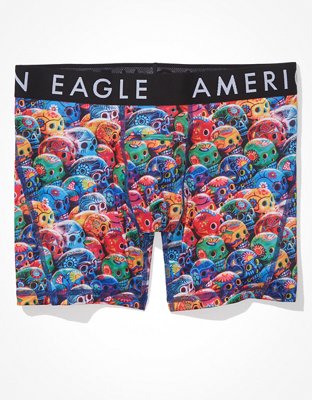 AEO Skulls 6" Horizontal Fly Flex Boxer Brief