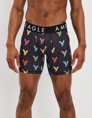 AEO Colorful Eagles 6" Flex Boxer Brief