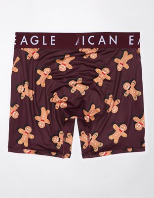 AEO Gingerbread Men 6" Flex Boxer Brief