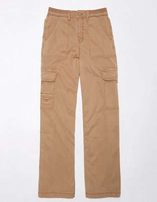 AE Stretch Curvy Super High-Waisted Baggy Wide-Leg Cargo Pant