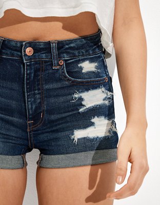 AE Ne(x)t Level Super High-Waisted Denim Short Short