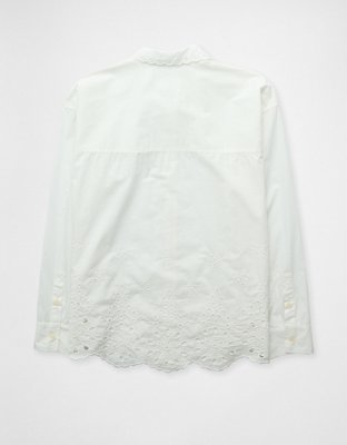 AE Camisa Perfecta con Botones | American Eagle