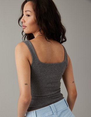 AE Cinch-Front Plush Tank