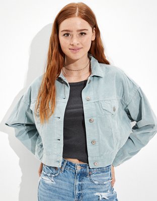 AE Cropped Corduroy Jacket