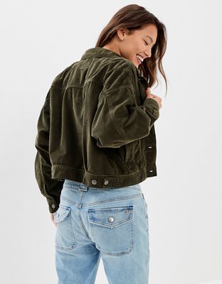 AE Cropped Corduroy Jacket