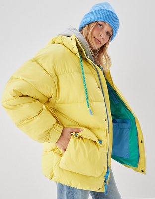 AE Big Puffy Oversized Coat | American Eagle