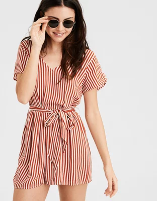 AE Tie Waist Romper