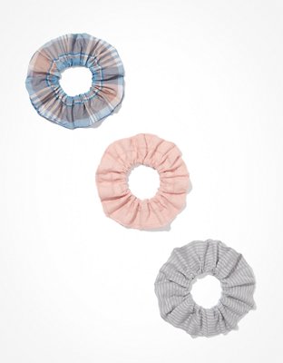 AE Plaid Scrunchie 3 Pack