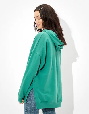 AE Fleece Oversized Side Slit Hoodie