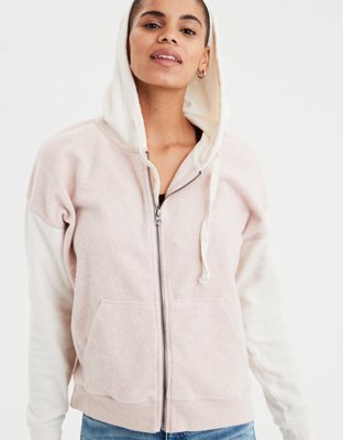 AE Color Block Zip-Up Hoodie