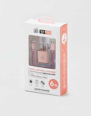 LAX Gadgets 6 ft USB-C Wall Charger