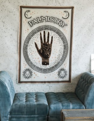 Happy Space Palmistry Tapestry