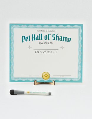 Fred & Friends Pet Shaming Dry Erase Board