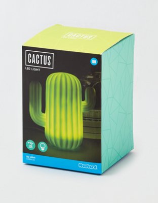 Mustard Cactus LED Lamp