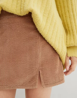 Aerie Corduroy Micro Mini Skirt