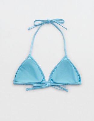 Aerie Metallic String Triangle Bikini Top