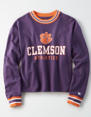 Tailgate Women's Clemson Tigers Tipped Fleece Sweatshirt