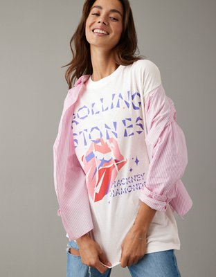 AE Oversized Rolling Stones Hackney Diamonds Graphic Tee