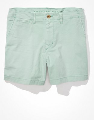 AE Flex Khaki Short Desgastado de 5.5" | American Eagle