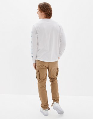 AE Long-Sleeve Logo Graphic T-Shirt | AE