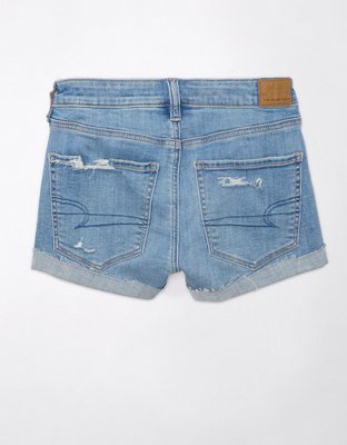AE Next Level High-Waisted Denim Short Short