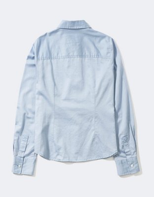 AE Fitted Button-Up Shirt