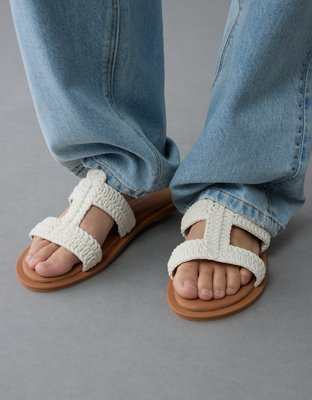 AE Crochet Slide Sandal