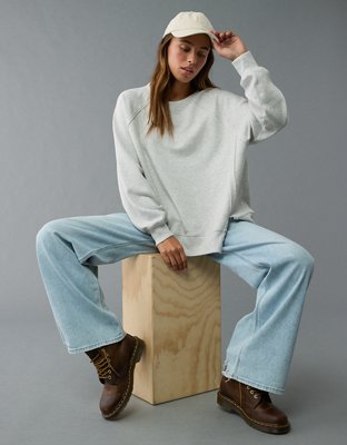 Ae Big Hug Crew Neck Sweatshirt